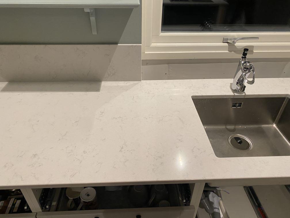 Silestone Lagoon - Malmö - montering 18-01-2023